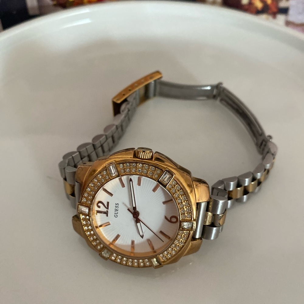 Vintage Guess Gold Tone Watch - Gem